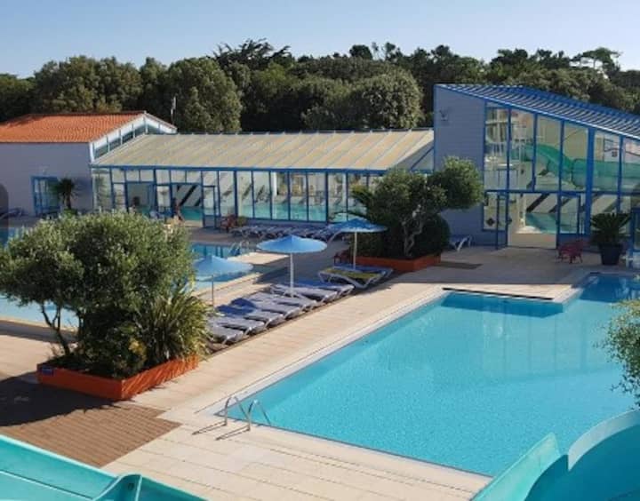 Chalet 4 Pers - Camping 5* - Piscine / Accès Plage - Bretignolles-sur-Mer