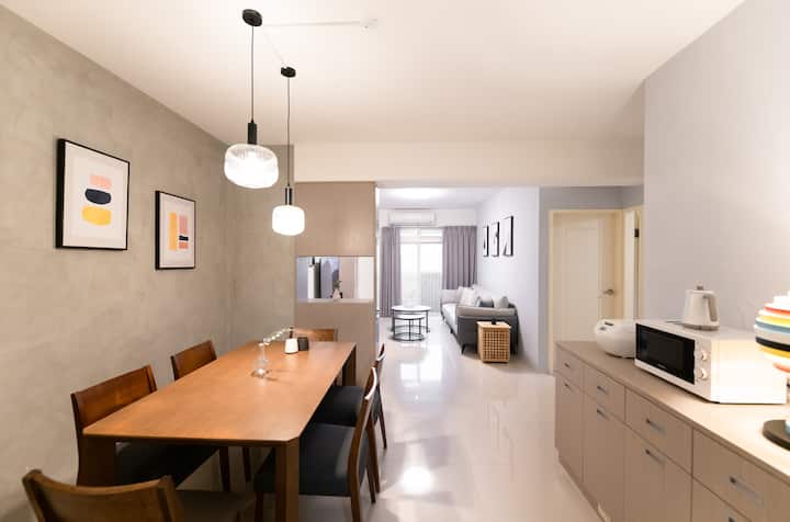 Taipei 101｜5 Mins To Mrt City Hall｜600mb Wifi｜yj90 - Taipéi