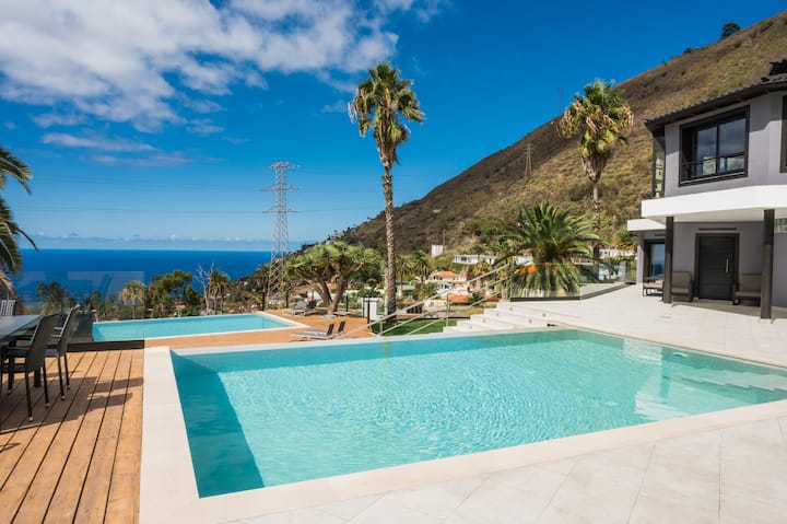 Villa Crone Apt. 1 With 2 Infinity Pools & Jacuzzi - La Orotava