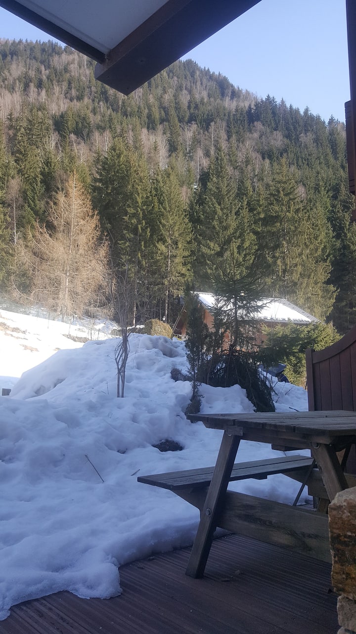 Studio Terrasse Calme & Lumineux - Les Contamines-Montjoie