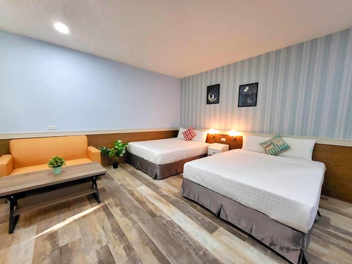 墾丁/Come Inn木屋雙床房(2張標準双人床限2-4位入住)/平房/有窗/私人浴室 - Kaohsiung City