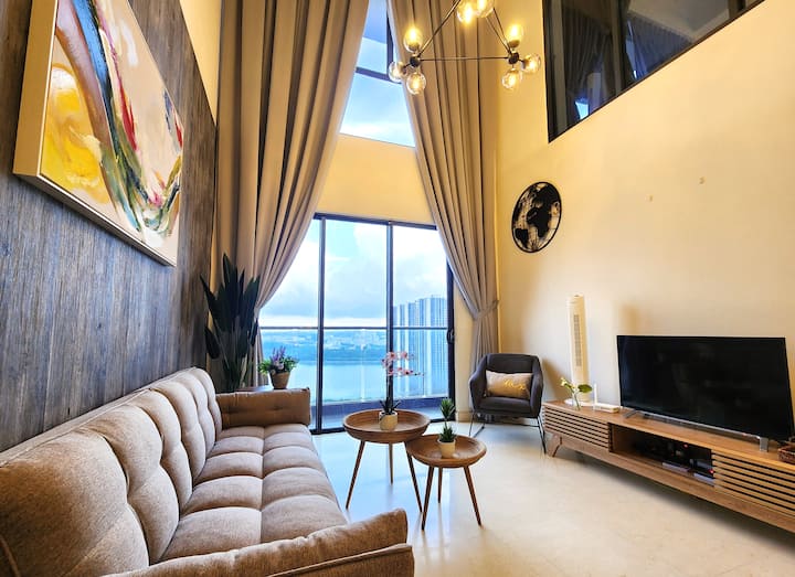 Loft Suite Seaview JB CIQ 7Pax - Lofts for Rent in Johor Bahru, Johor ...