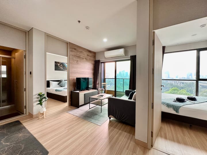 L6-stunning Central Park View, City Center, Nana - Bangkok