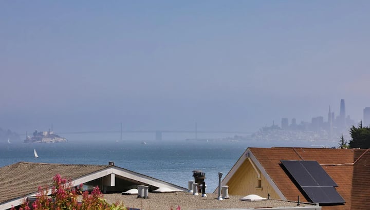 Sf View House + Walk Town Ferry! X-mas Or Summer - Tiburon, CA