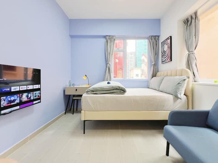 Deluxe Sunshine Double Room @3mins To Jordan Mtr - 中環