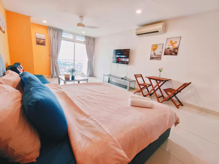 A Ksl City Large Studio - Poolview/bathtub/smarttv - Johor Bahru