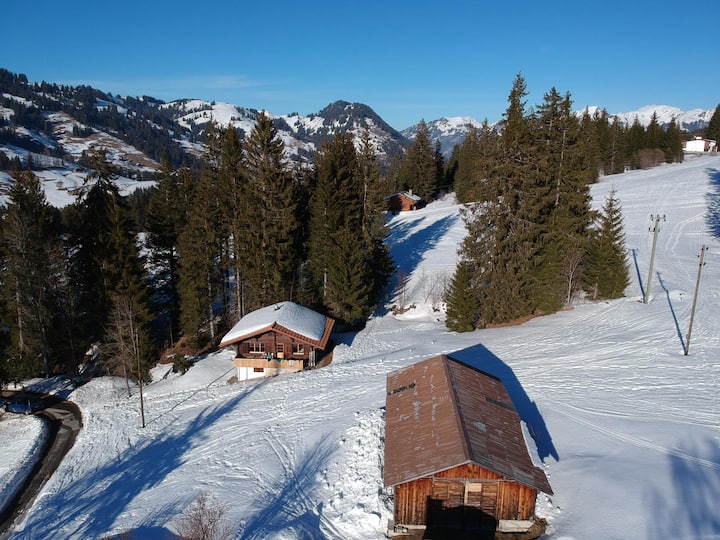 Beim Chalet Stehst Du Auf Die Skier
Und Fährst Los - Zweisimmen