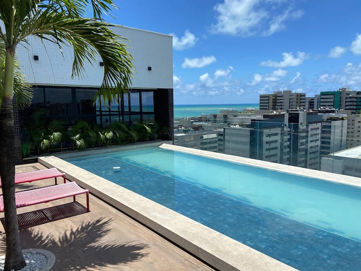 Quarto E Sala Vista Mar Perfeito - Maceió