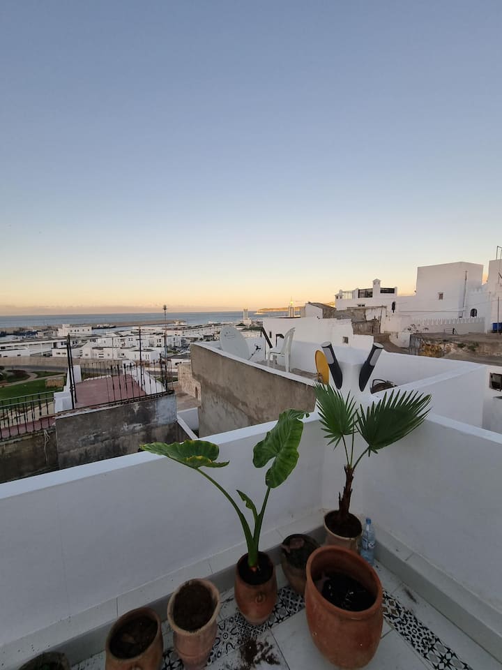 Tanger Médina Riad Vue Mer Et Espagne - Tánger