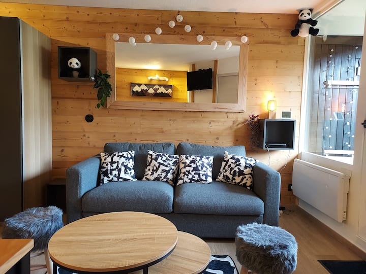 Pour 4 Pers. Au Calme Chez Panda - Pied Des Pistes - Manigod