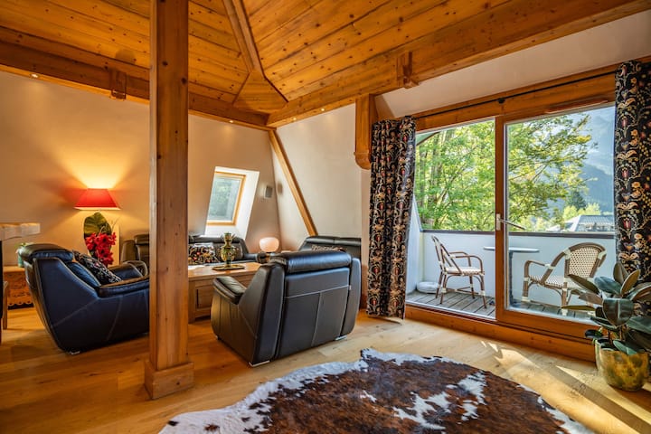 Tréscentral 140m2 | Penthouse| View | Balneo Sauna - Chamonix-Mont-Blanc