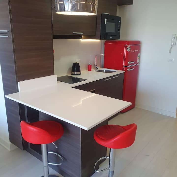 Apartamento Nuevo A Pasos Del Mar, Estacionamiento - Viña del Mar
