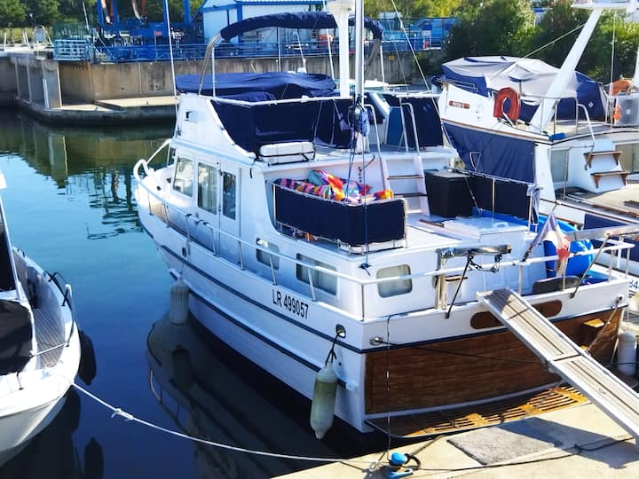 Nuit Sur Bateau à Quai Au Port - Argelès-sur-Mer