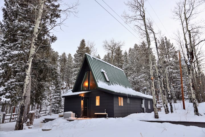 Scandinavian A-frame Forest Cabin W/ Hot Tub - Evergreen, CO