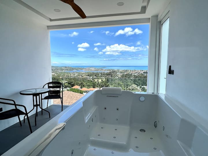 Chambre Jacuzzi Avec Vue Imprenable Sur La Mer - Koh Samui