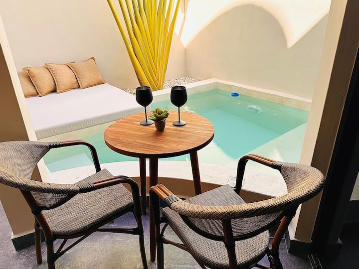 Suite Caliza Con Alberca Privada @Cuevalua - Cancún