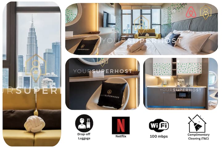 Klcc View【7nights Discount -10%】lv33 Skypool - Kuala Lumpur