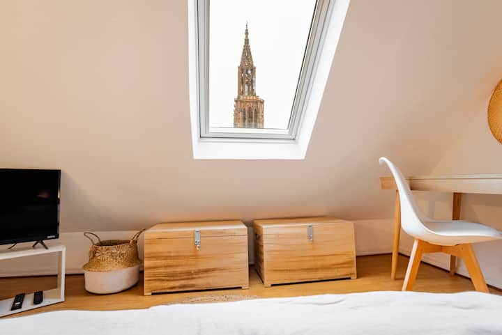 Appartement Vue Imprenable Cathedrale - King Size - Strasbourg