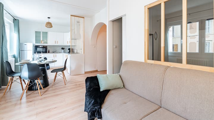 Casa Nena ~T2 Cosy Près Bsb & République Dijon - Dijon