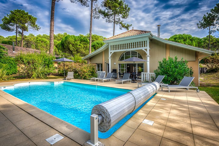 Villa Avec Piscine - 3 Chambres - Proche Océan - Lacanau