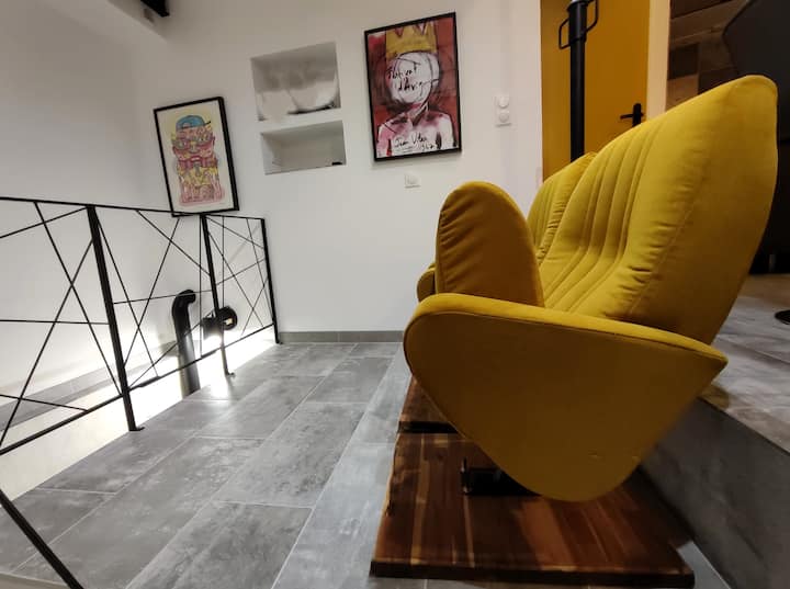 Loft "Le Travertin", Suite Deluxe, Hypercentre - Avignon