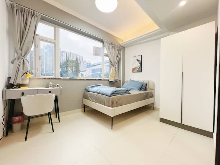 5 Mins To Austin Mtr-co Living Ensuite Double Room - Tsim Sha Tsui