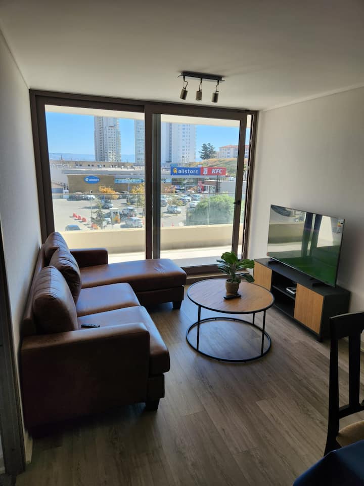 Comodo Y Acogedor Departamento Nuevo En Reñaca - Viña del Mar