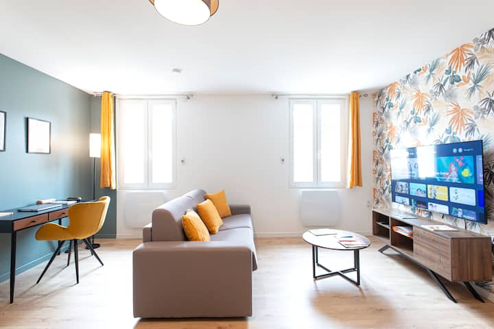 L'escale Ocre - 150m Rest 3* G.blanc - Clim - Vonnas