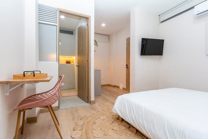 Charming Apt 3 + Laureles + Ac + Smart Lock - Medellín, Colombia
