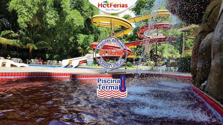 Golden Dolphin, Com Roupas De Cama - Piscinas 24h - Caldas Novas