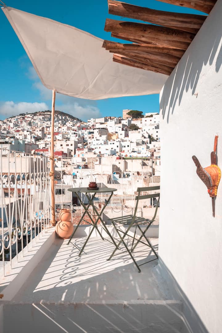 Amazing Studio & Location&experience& View&terraca - Tetouan