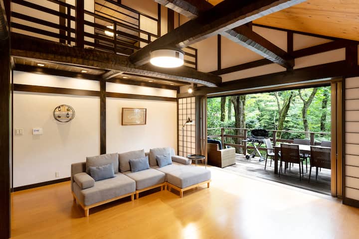 Bbq In Rich Nature｜4ldk｜free Parking For 4 Cars - Hakone