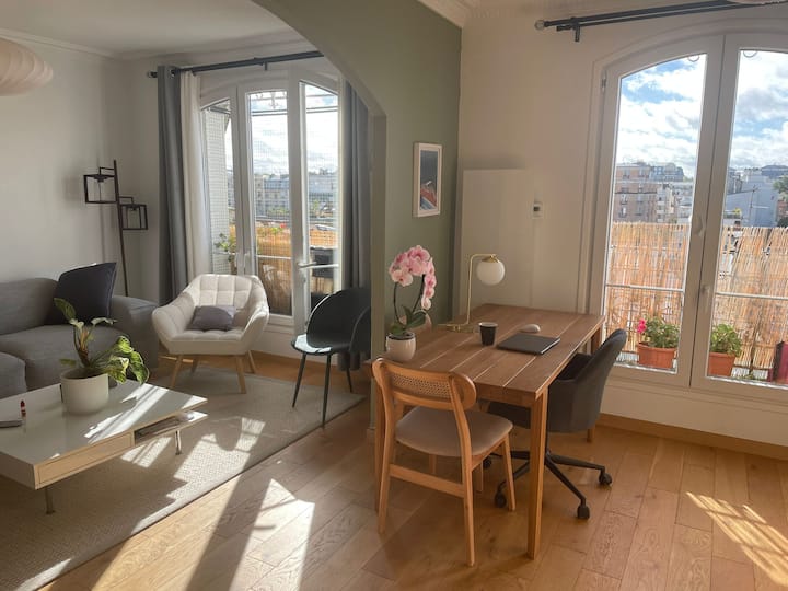 Très Joli Appartement Plein Soleil Sud Paris - Montrouge
