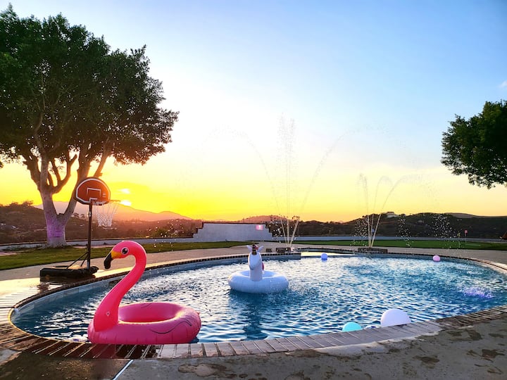 @ Paradise Villa, Top View, 4600sqrt On 10 Acres - San Diego, CA