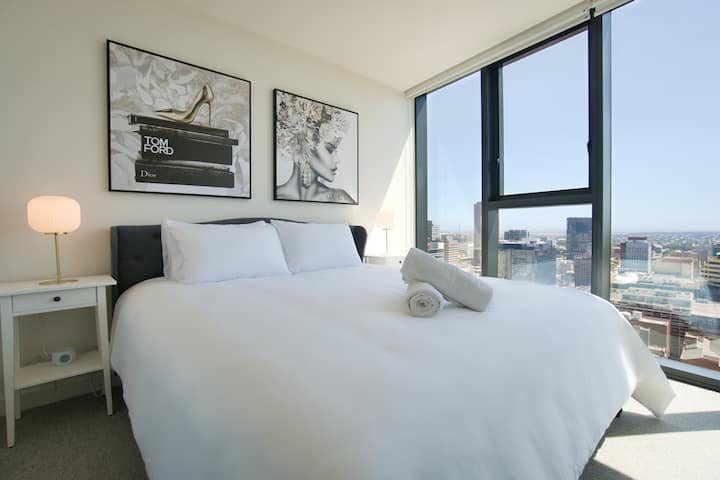 Serenity In The Sky - 2br Apt In Rundle Mall - Adelaide Oval