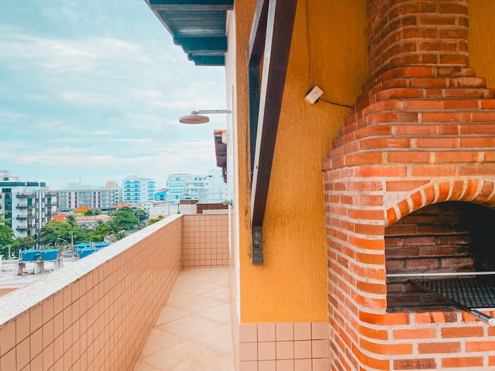 350m Da Praia Do Forte: Cobertura, 4qrtos,churrasq - Cabo Frio