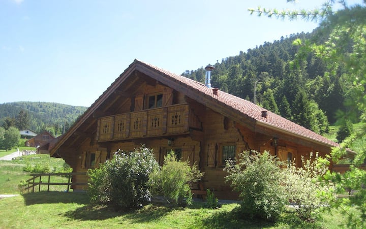 Joli Chalet Bois-cabane "Le Chazot" 1 Km Pistes 3* - La Bresse