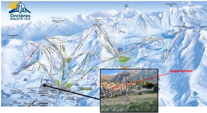 Appartement Orcieres Merlette - Lac des Estaris