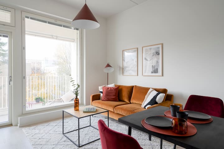 Ac, Free Parking, Balcony, 16 Mnts To Airport - Vantaa