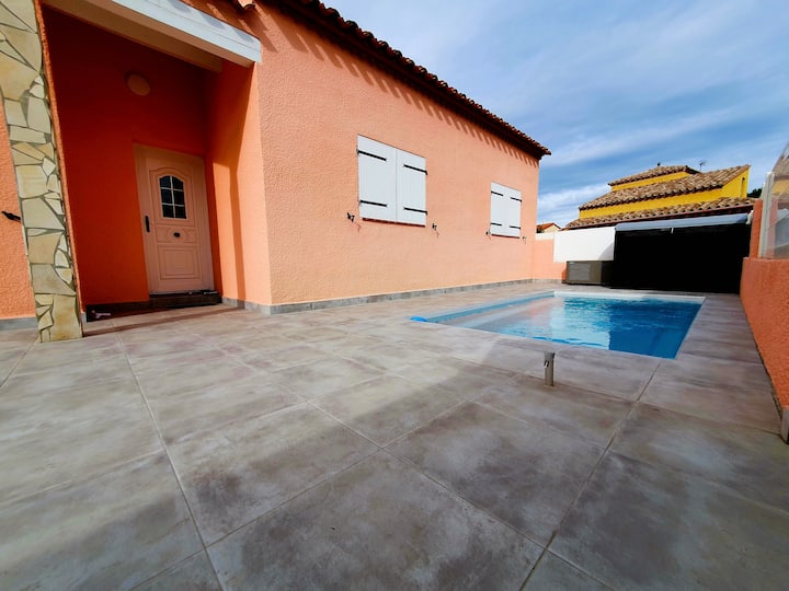 Villa H2o - Jacuzzi & Piscine Chauffée - Le Barcarès