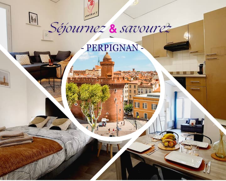 Calme T2 Le Delambre - Perpignan