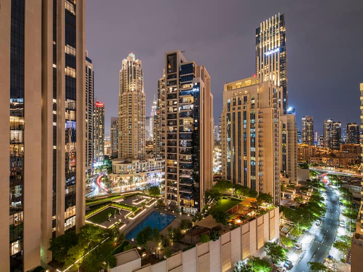 First Class   | 2br | Full Boulevard View - 두바이