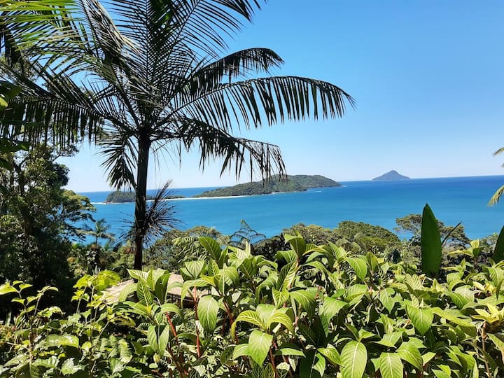 Chalé Sol Com Vista Para O Mar. - São Sebastião