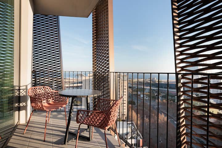 Apartment In Barcelona With Panoramic View 40 Sqm - El Masnou