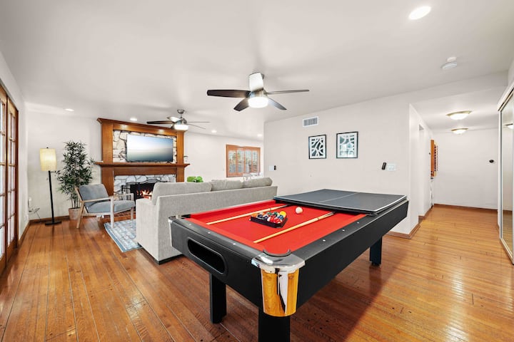 Modern 4b 2ba 15 Min To Disney! Pool Table & Games - Seal Beach, CA