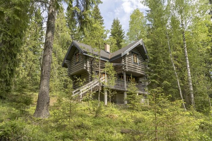 Ilves - Karelian Style Log Cottage For 6+2 - Juupajoki