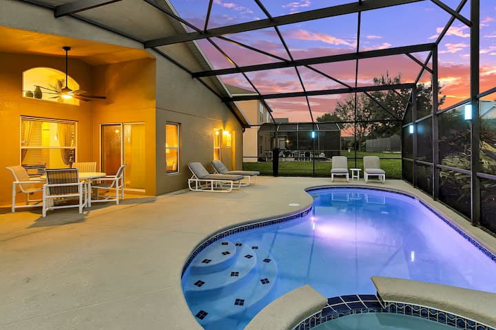 Vaca Home W Pool/spa/game Room + Close To Disney - Four Corners, FL
