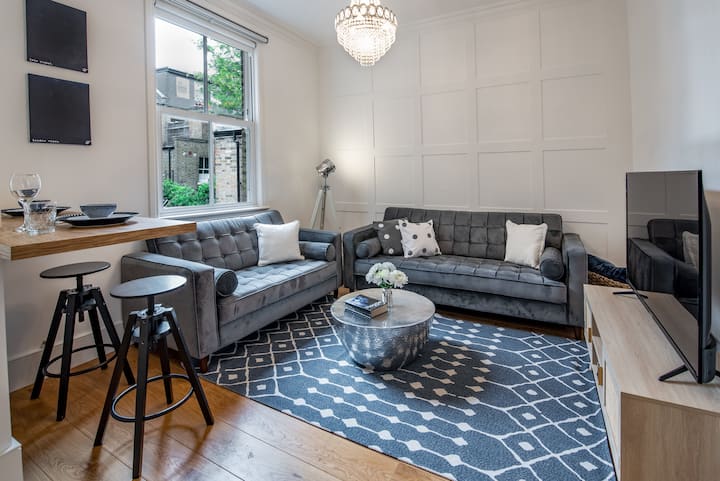 Stylish Cozy 2br Ground Floor Flat West Kensington - Notting Hill