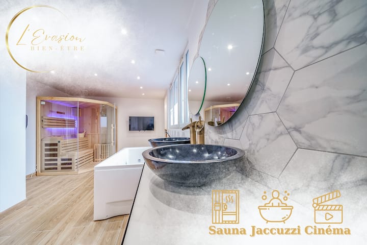 L'evasion - Sauna Jacuzzi Cinema - Tours