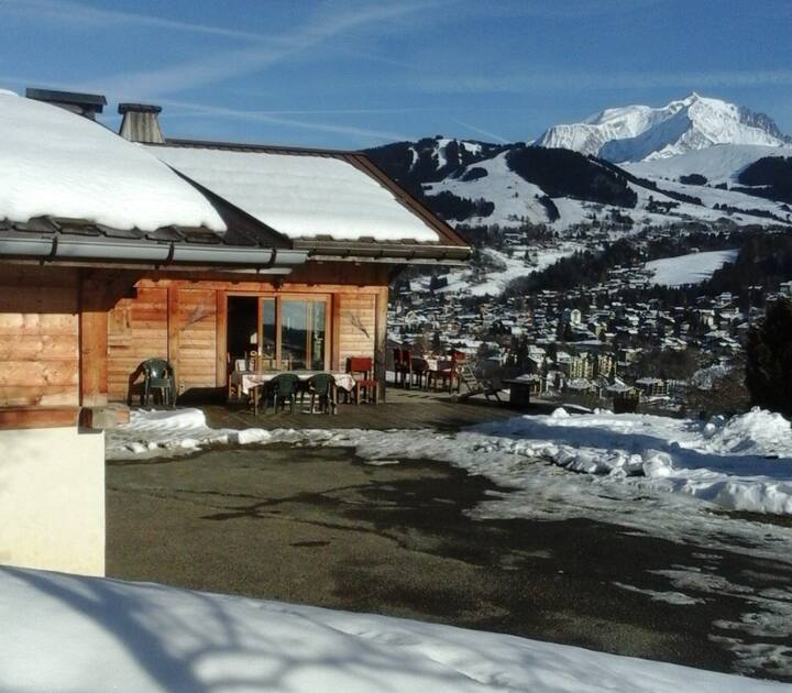 Chalet Face Au Mont Blanc - Praz-sur-Arly
